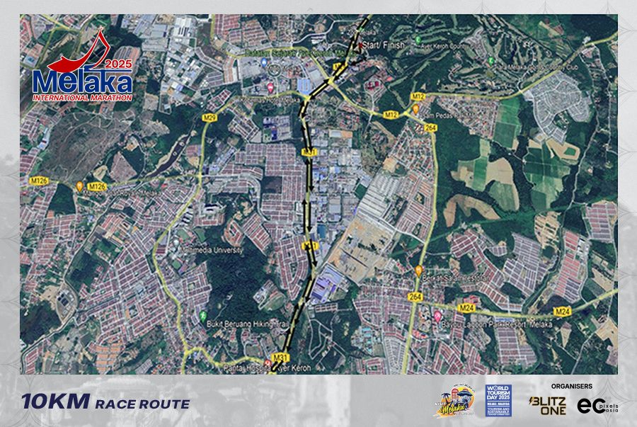 10KM Race Route